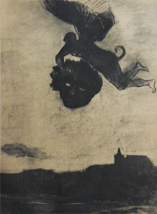 Odilon REDON (d'après) - Le masque, 1950, Gravure signée - Art Moderne ...