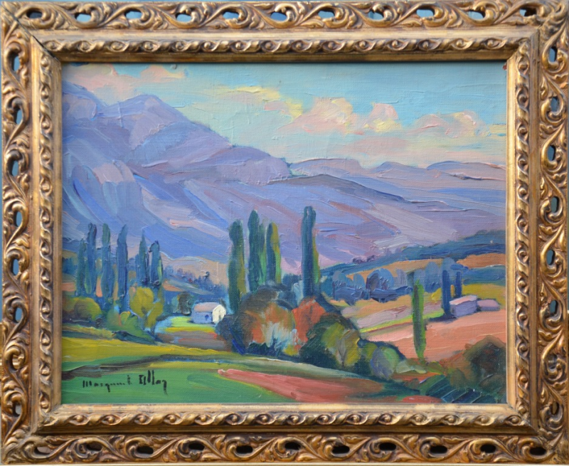Marguerite ALLAR (1899-1974) - Paysage provençal, Huile sur toile ...