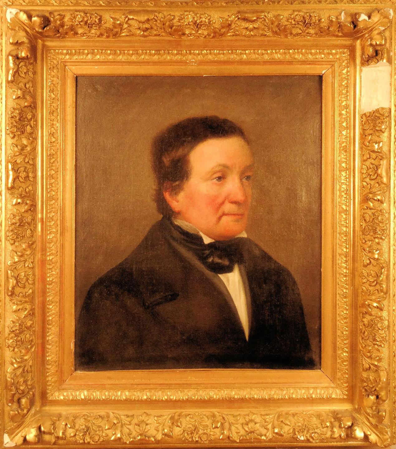 Ecole française XIXe - "Portrait d'homme", huile sur toile - Art ...