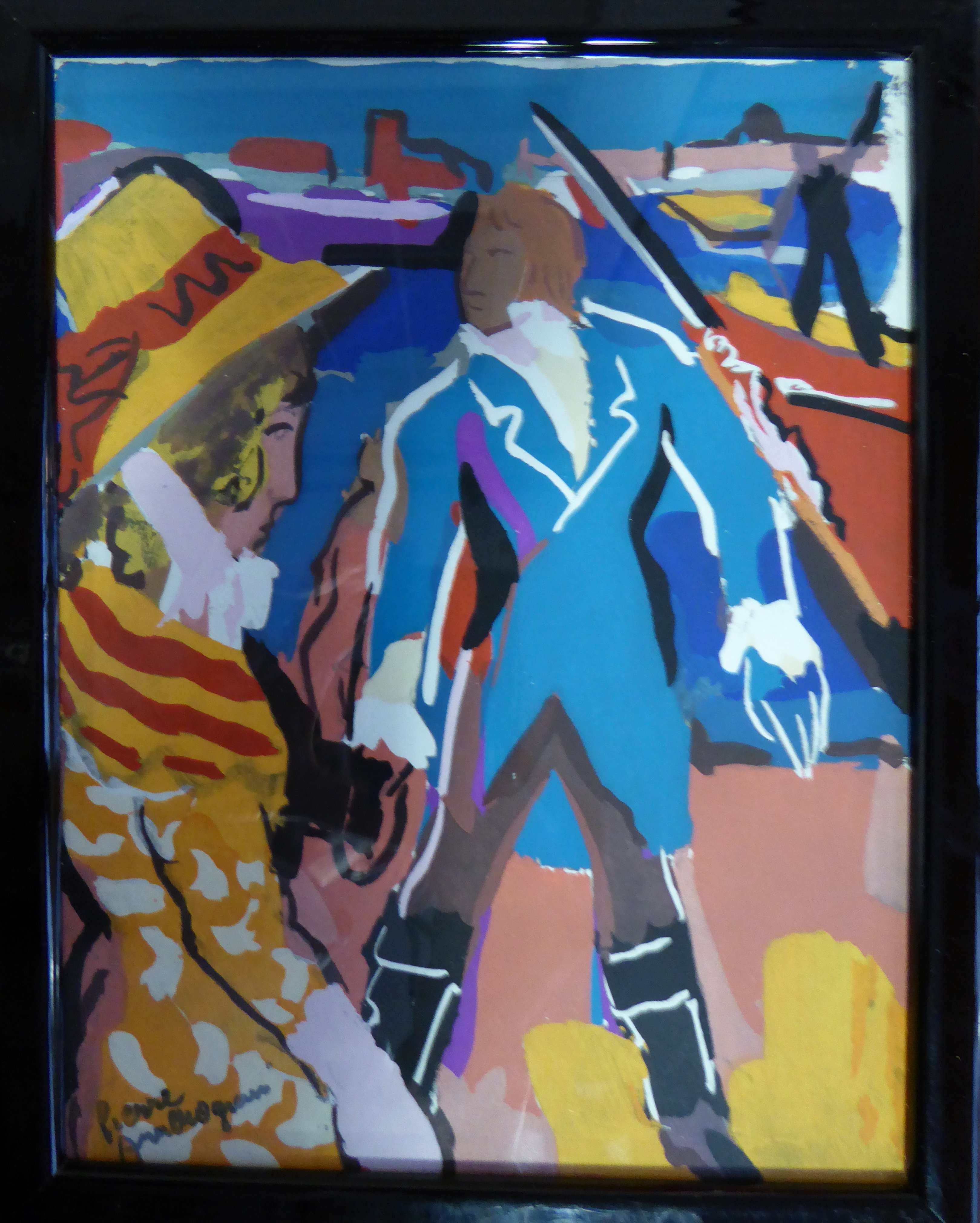 Pierre AMBROGIANI - Encre au pochoir - Art Moderne - Plazzart