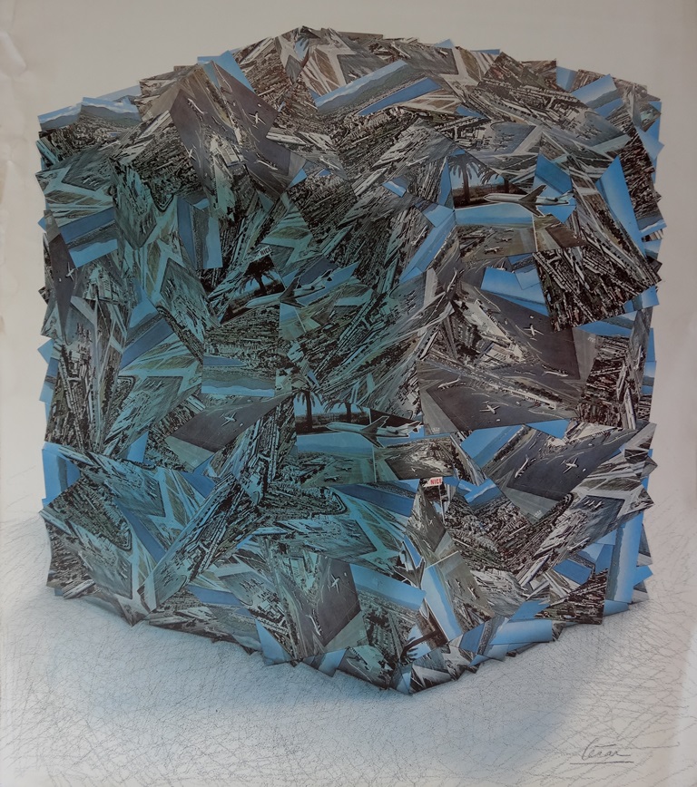 CESAR - Portrait de compression "Aéroport de Nice", Procédé offset ...