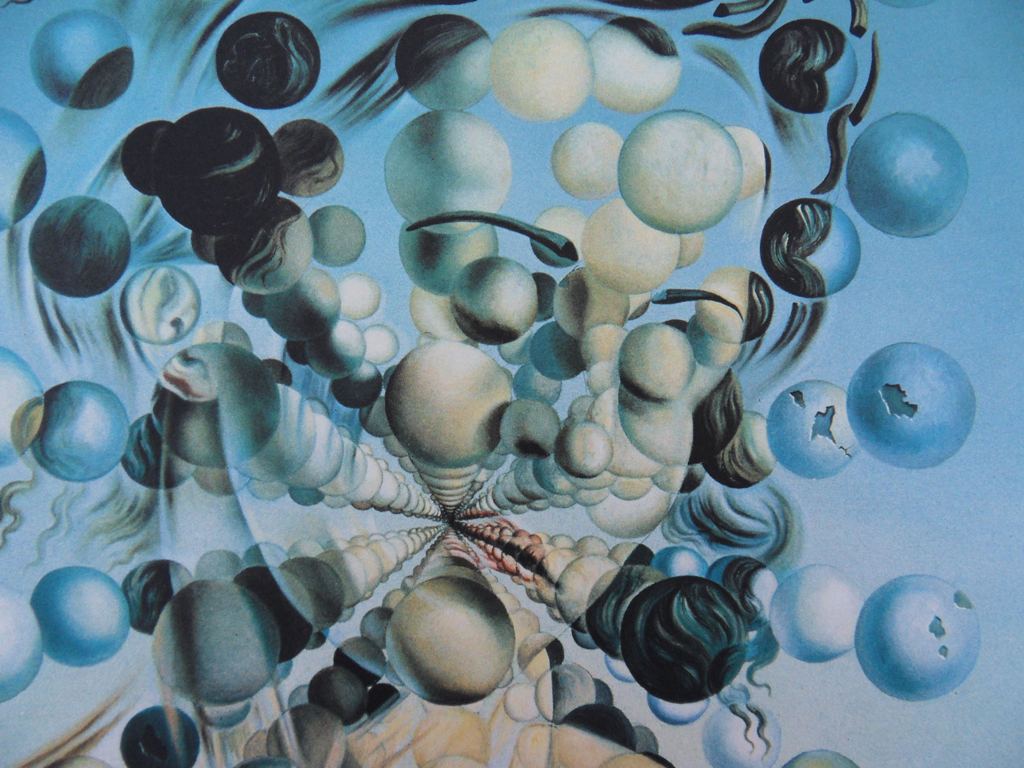 Salvador DALI (d'après) - Portrait: Galatea aux sphères ...