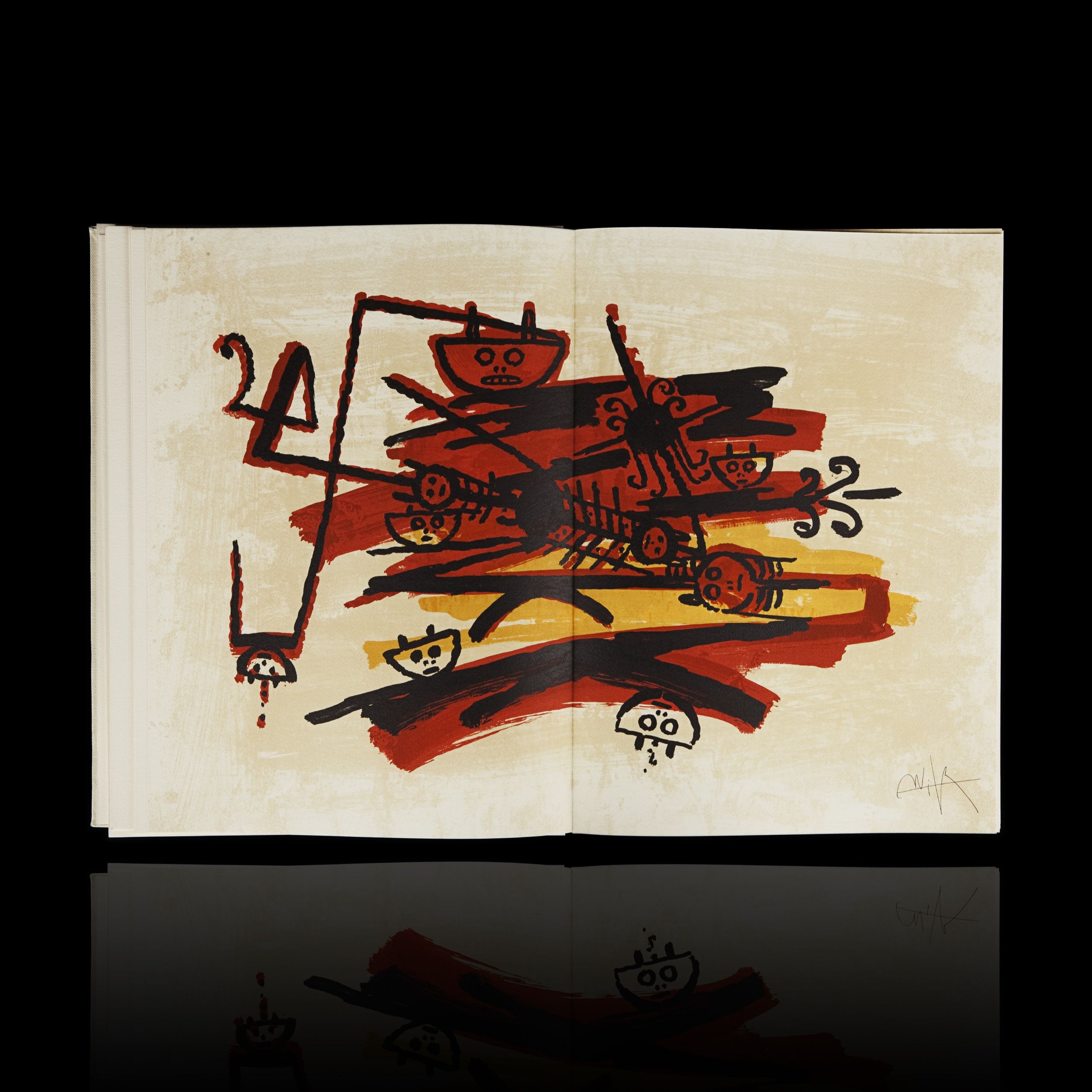 Wifredo LAM - El ultimo viaje del buque fantasma, 1976, Artist book ...