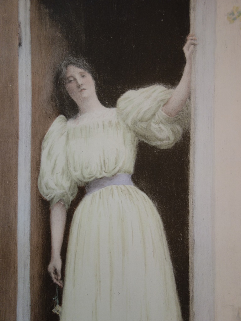 Raphael Collin - Le Départ, original signierte Lithographie (1897 ...