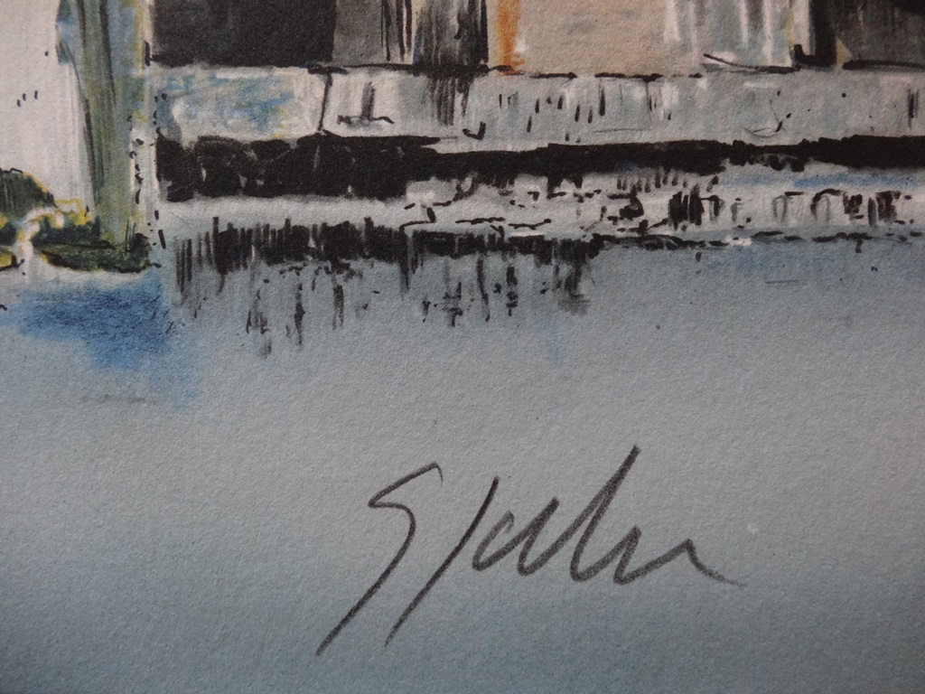 Victor SPAHN - New York : Empire State Building, Lithographie signée ...
