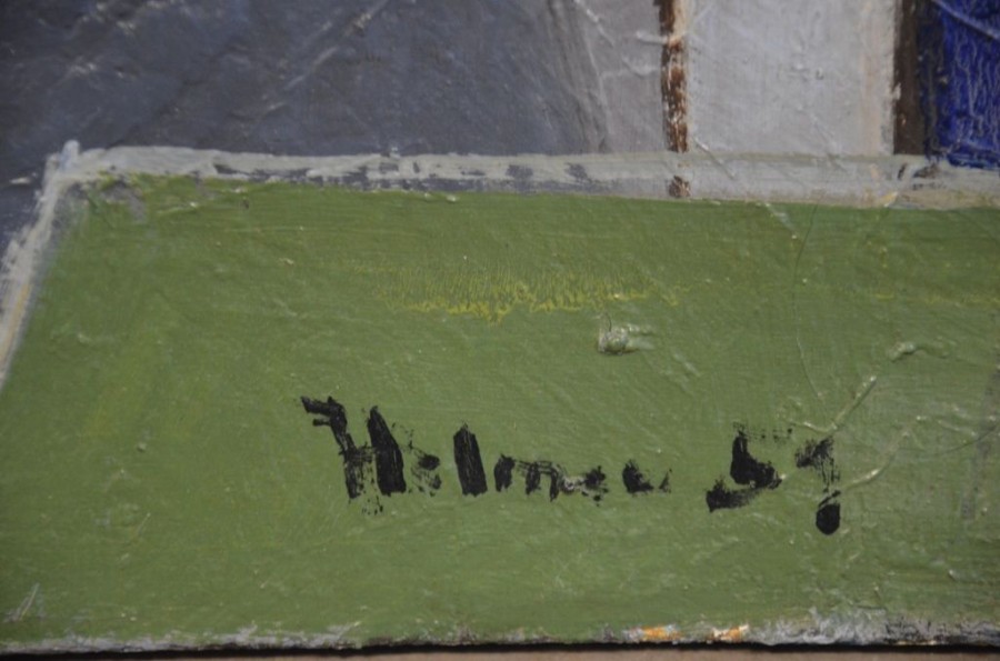 HELMER - "Nature morte aux vases", Huile sur toile - Art contemporain ...