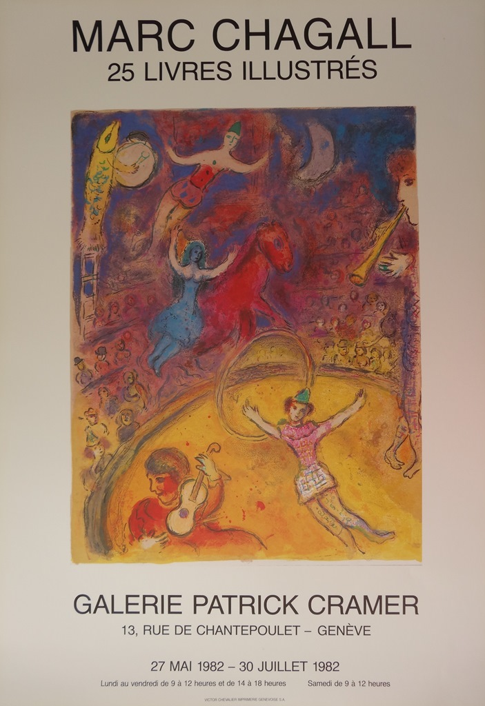 Marc CHAGALL (1887-1985) - Le Cirque, Affiche originale 1982 - Art ...