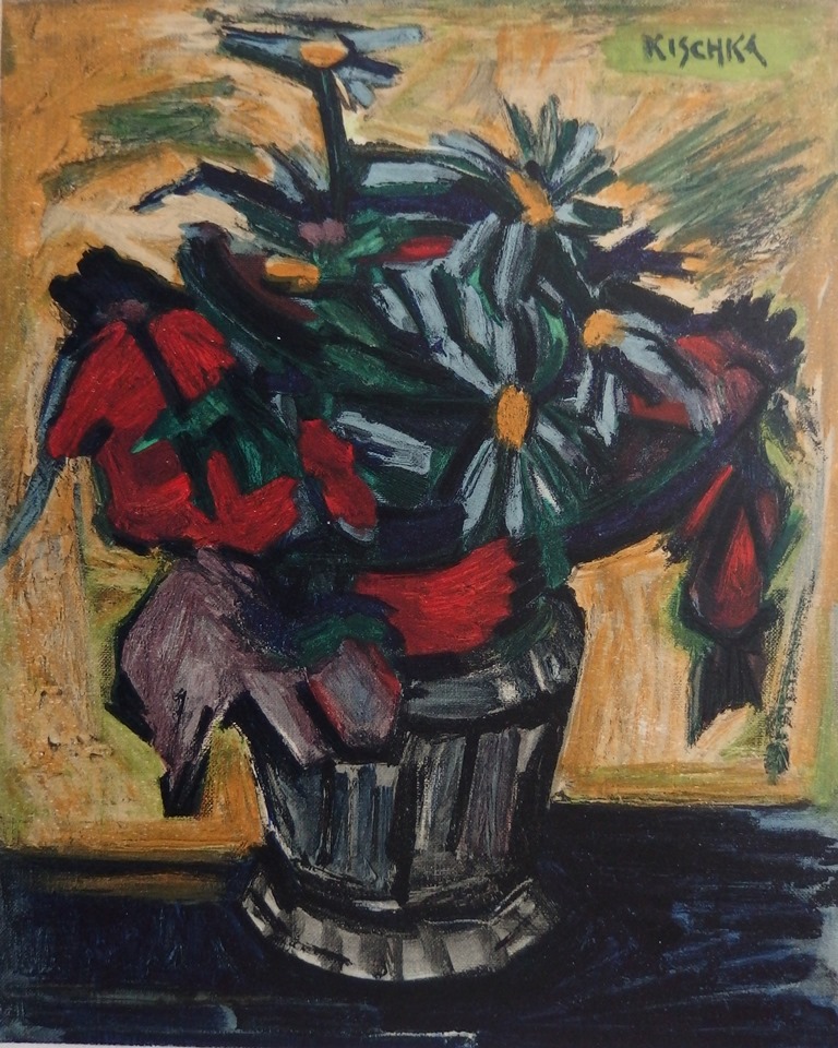 Isis KISCHKA - La bouquet simple, Lithographie signée - Art Moderne ...
