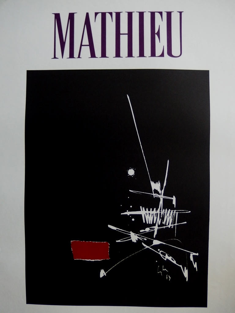Georges MATHIEU - Musée d'Art Moderne 1963, Lithographie originale ...