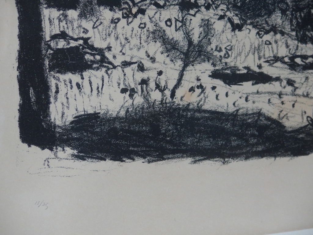 Pierre BONNARD - Paysage du midi, Lithographie originale signée au ...