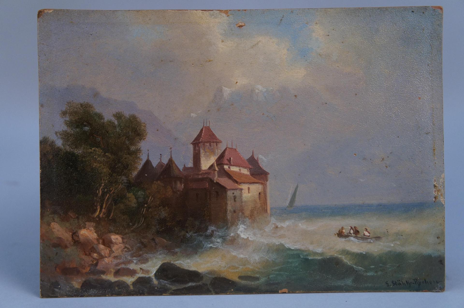 Hubert SATTLER (1817-1904), pseudonyme G. STAHLY-RYCHEN - Embarcation ...