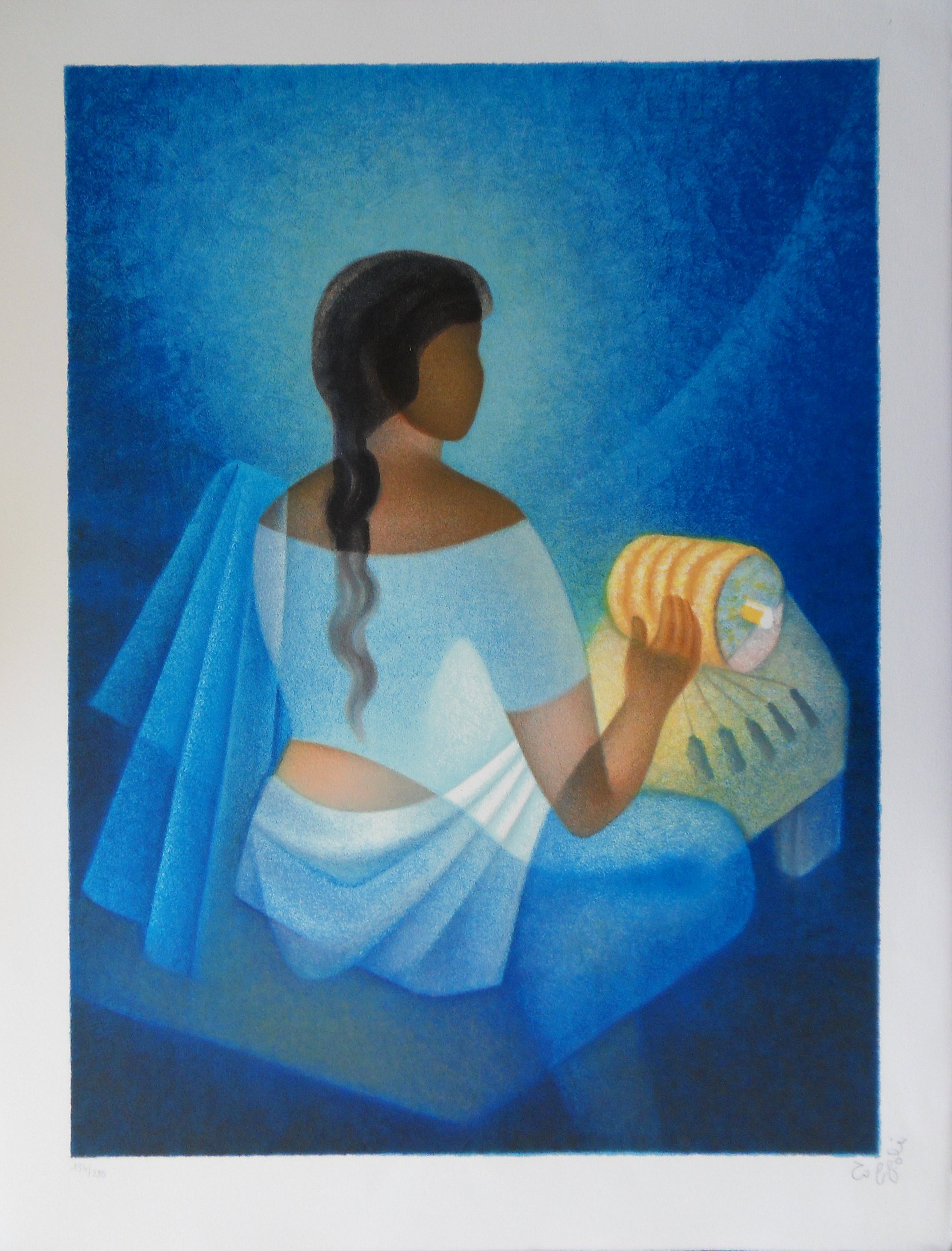 Louis TOFFOLI - Le fuseau - Lithographie originale signée - Art Moderne ...