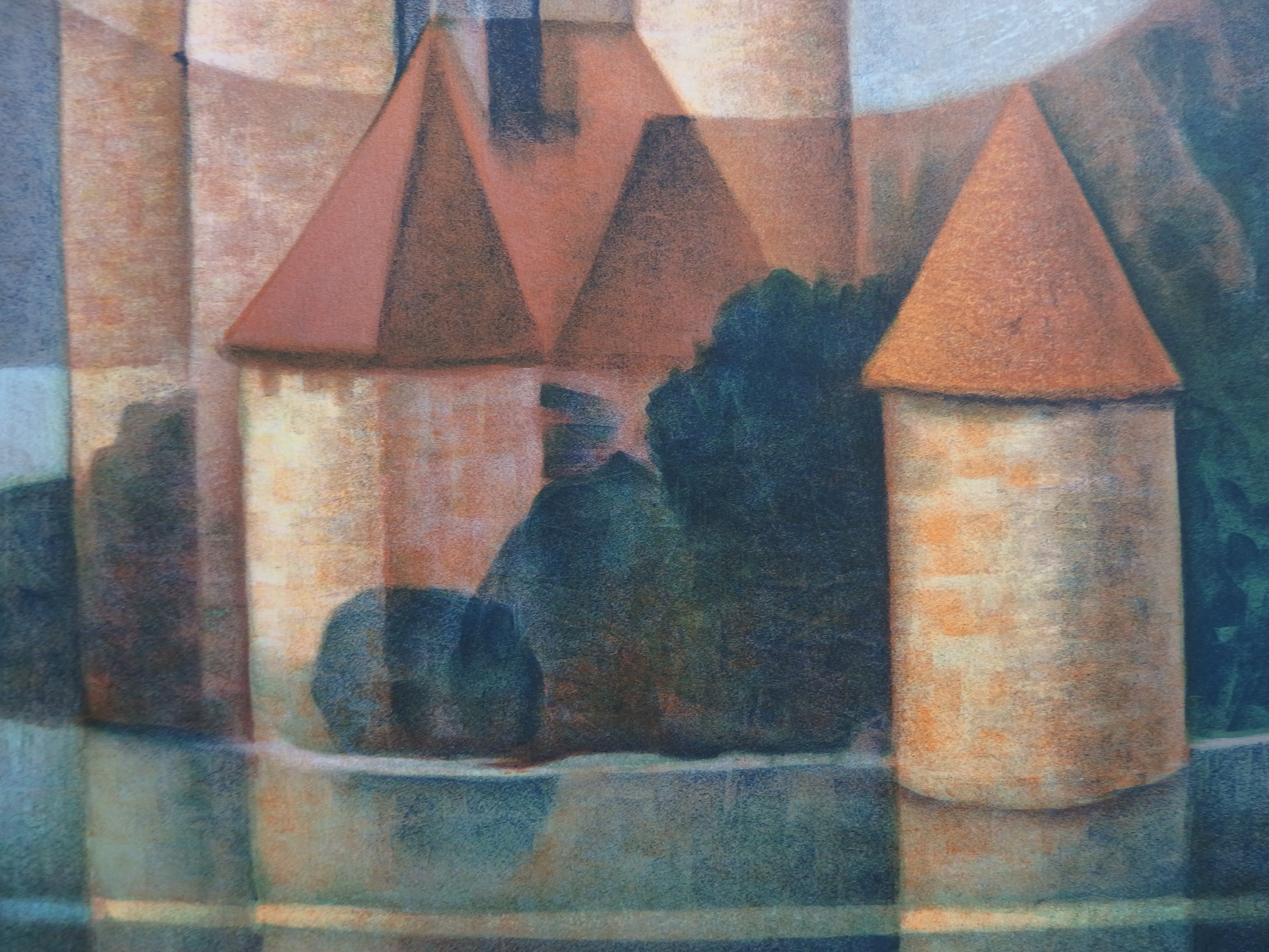 Louis TOFFOLI - Le château de Val, Lithographie originale signée - Post ...