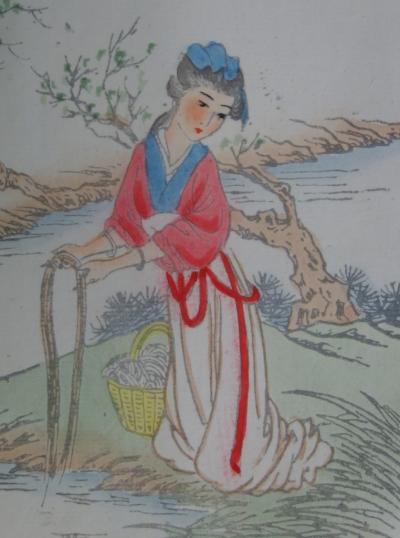 Yu T'ING SHIH - Hsi Shih, Ende der Qing-Dynastie - Aquarell- und ...