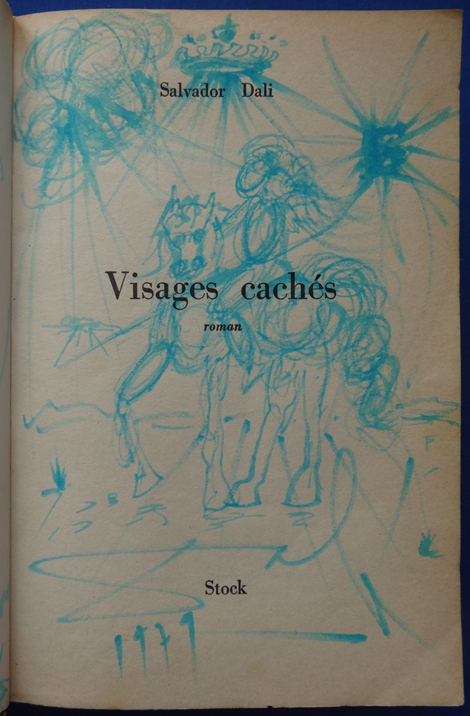 Salvador DALI - Cavalier couronné, Dessin original signé - Arte moderno ...