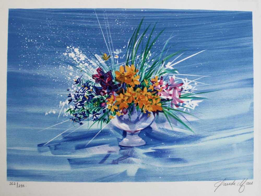 Claude Mars - lithographie originale numérotée et signée par l'artiste ...