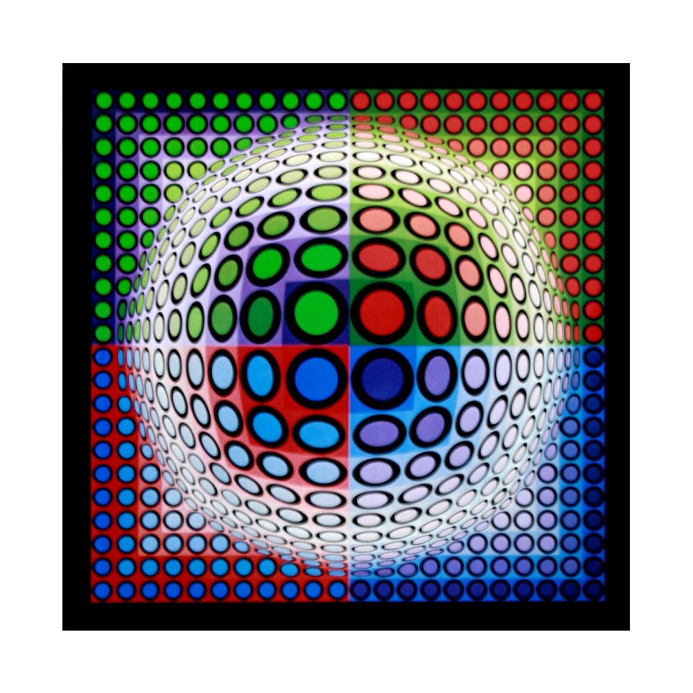 Victor VASARELY (d'après) - Progression 1, VEGA PAL B, 1972 ...