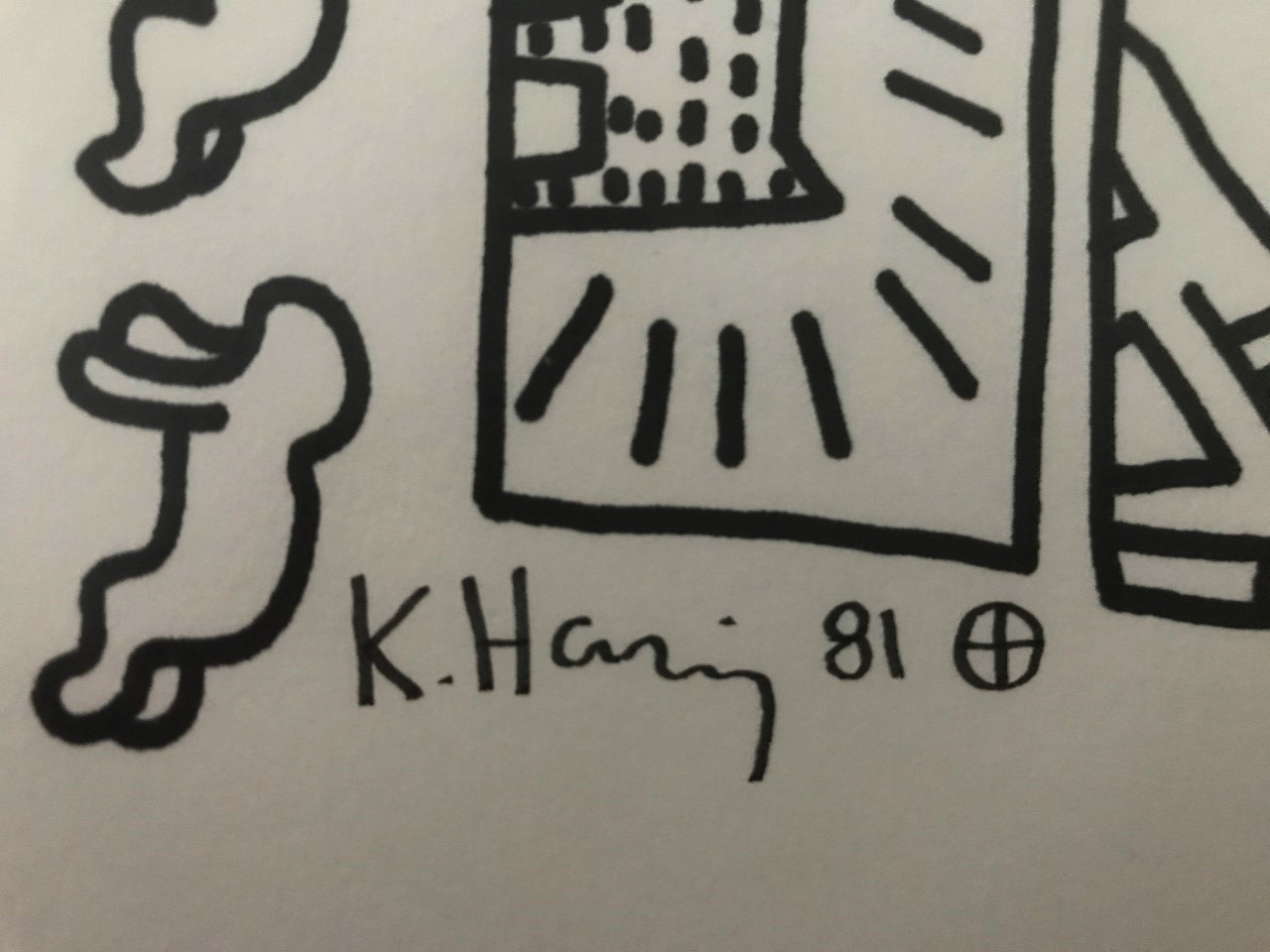 Keith Haring "Untitled" 1981 Drawing Signed with Certificate - Street ...