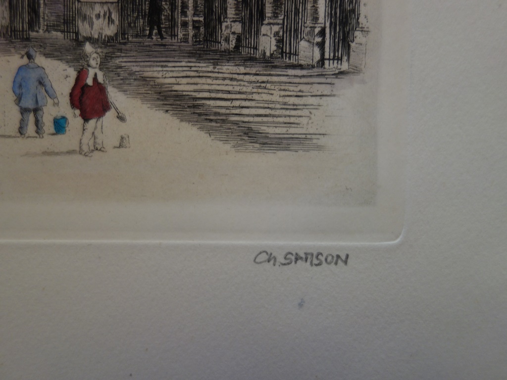 Charles SAMSON : Paris, Le Palais Royal et la Comédie Française - Deux ...