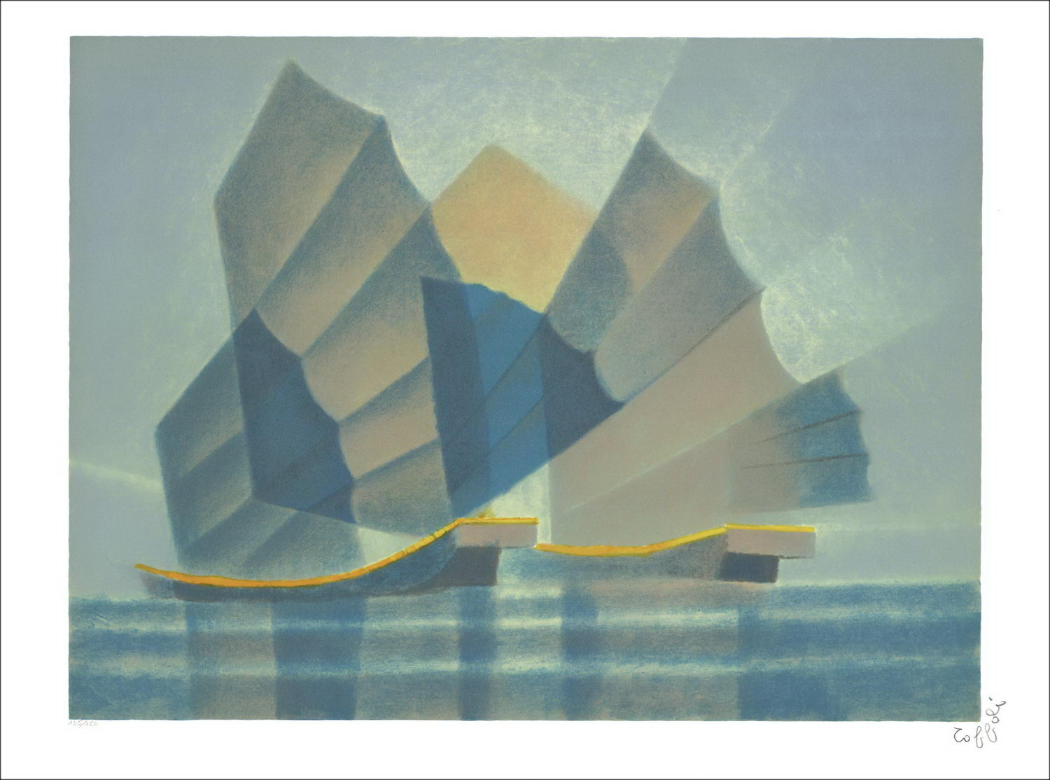 Louis TOFFOLI - "Transparence", 1995 -Lithographie Originale - Art ...