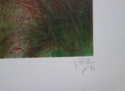 Daniel GALLAIS : Aurore Japon - Lithographie originale signée - Art ...