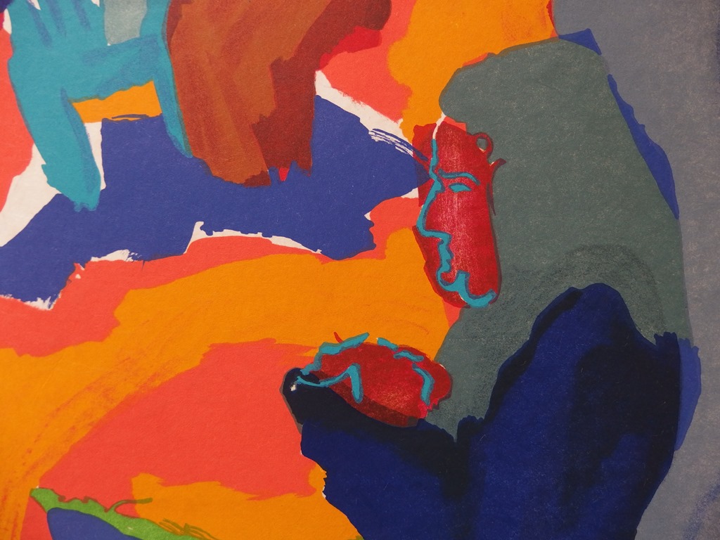 Pierre AMBROGIANI: L'Arrivée, 1974 - Original signierte Lithographie ...