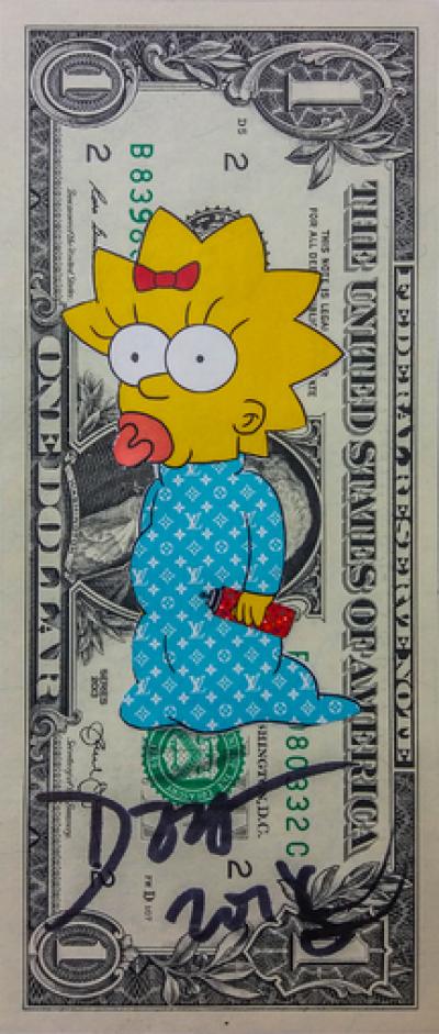 Death NYC - Maggie Simpson LV - Street Art - Plazzart