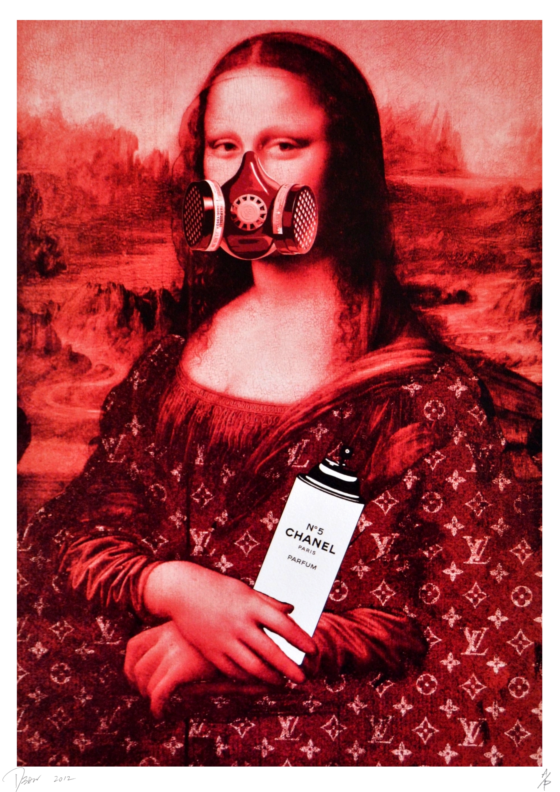 Death NYC - Mona Red - Sérigraphie originale numérotée et signée ...