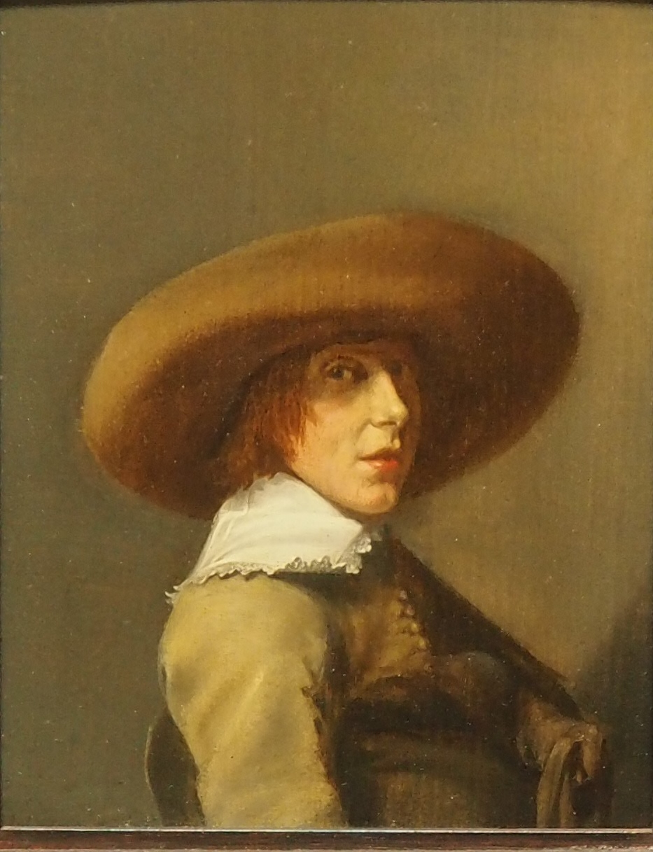 Attributed to Pieter CODDE (1599-1678). "Portrait of young man", panel ...