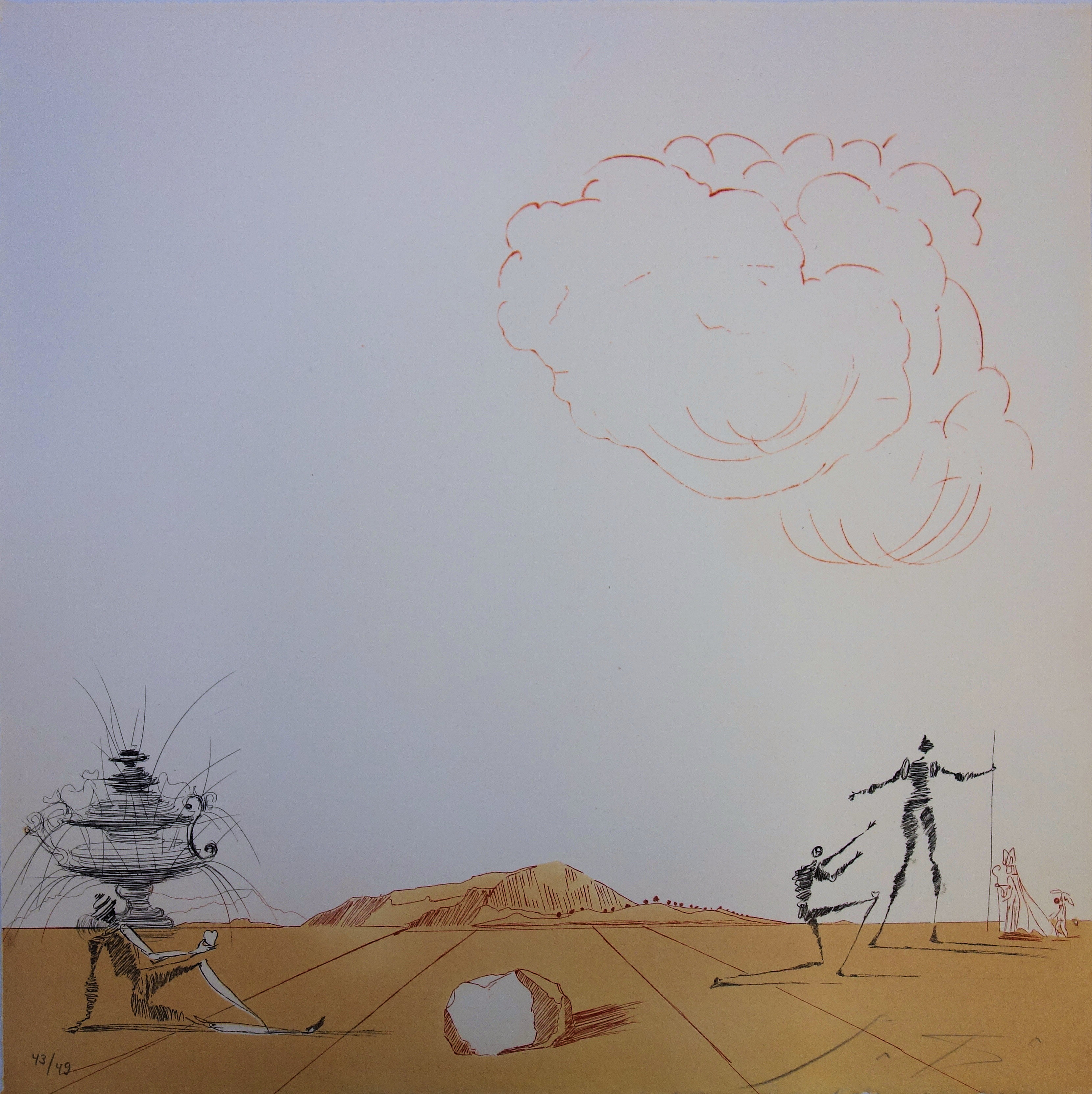 Salvador Dalí: Fantasies of the Ampurdam Plain - Original signed ...