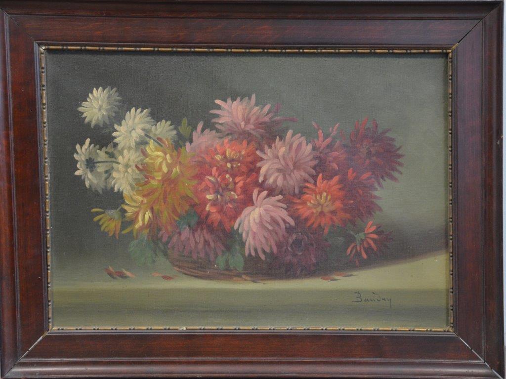 Paul BAUDRY (1828-1886) "Bouquet de fleurs". Huile - Art Classique ...