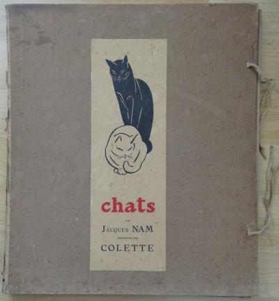 Jacques NAM: Les Chats, 1935 - Suite de 5 gravures originales signées ...