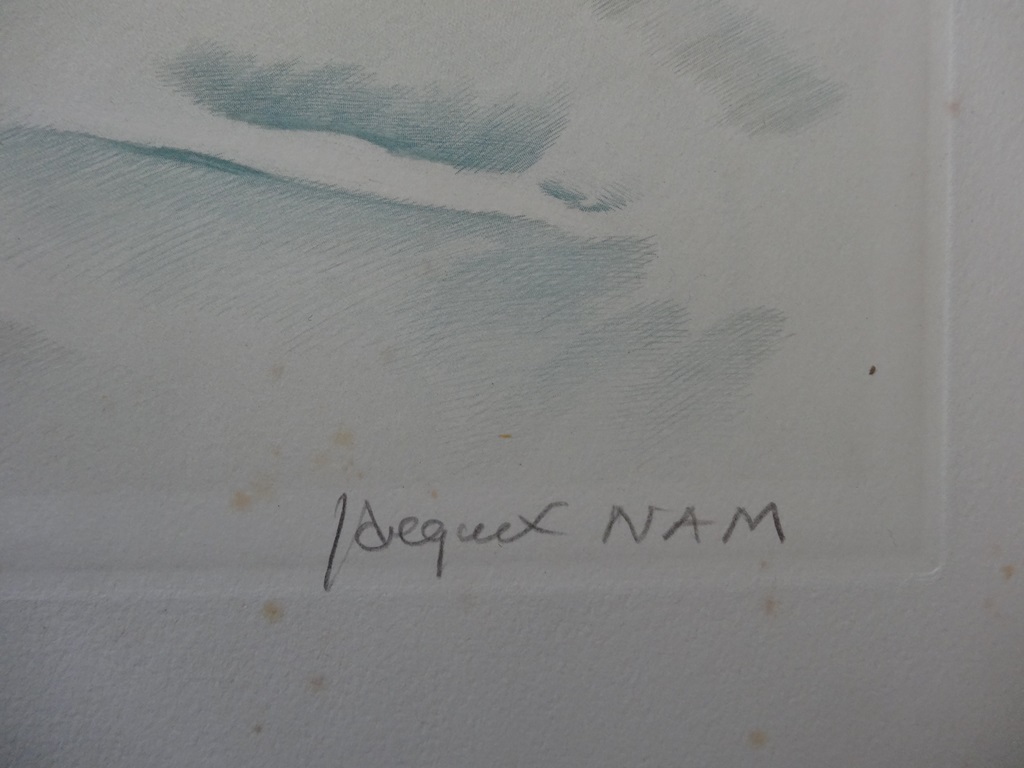 Jacques NAM: Les Chats, 1935 - Suite de 5 gravures originales signées ...