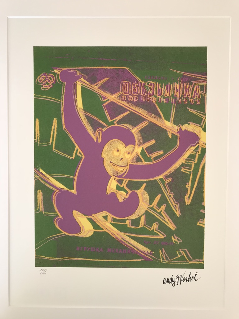 Andy Warhol - Lithograph Monkey (created in 1986) - Contemporary Art ...
