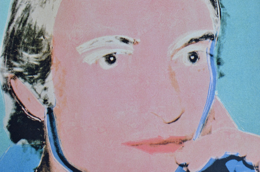 Andy Warhol - Lithographie "Roy Lichtenstein" (réalisée en 1986) - Art contemporain - Plazzart