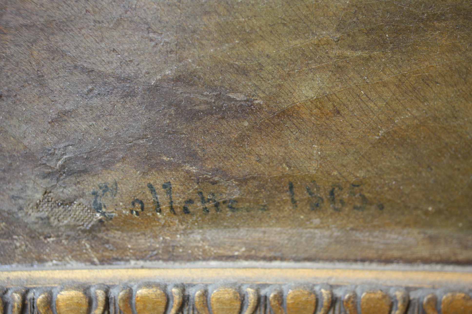 Alexandre-Désiré COLLETTE - Le vieux vitrier, 1865 - Huile sur toile ...