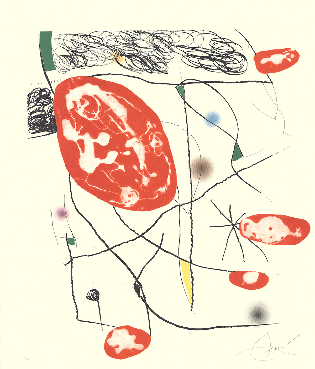 Joan Miro-The Pine Tree of Formentor - Post War & Modern Art - Plazzart