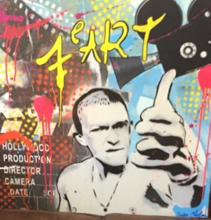 Sara Chelou, 7ème Art, 2018 - Street Art - Plazzart