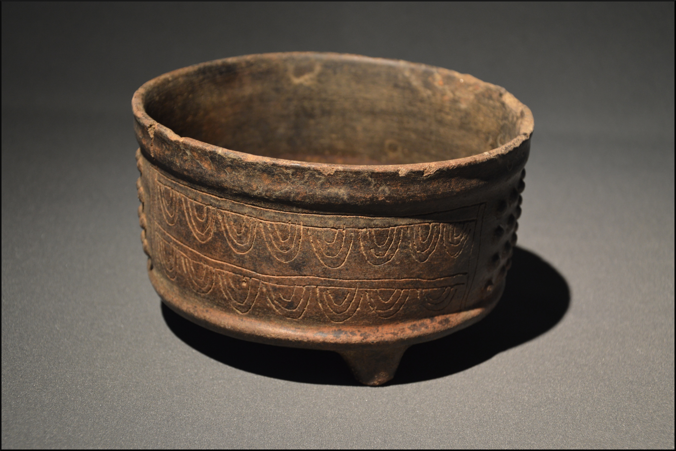 Pre-Columbian Art, Great Tripod Ceramic Cup, Mayan Culture, Guatemala ...