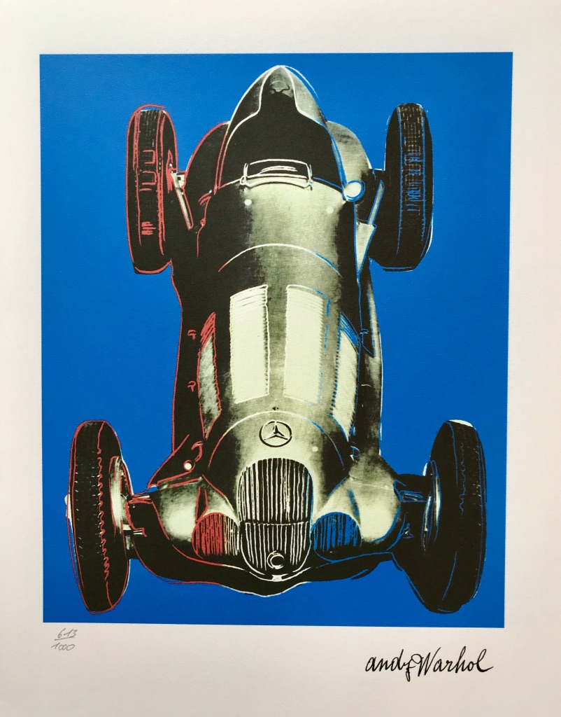 Andy Warhol (d'après) - Lithographie "Mercedes W125" (réalisée en 1986) - Art contemporain ...