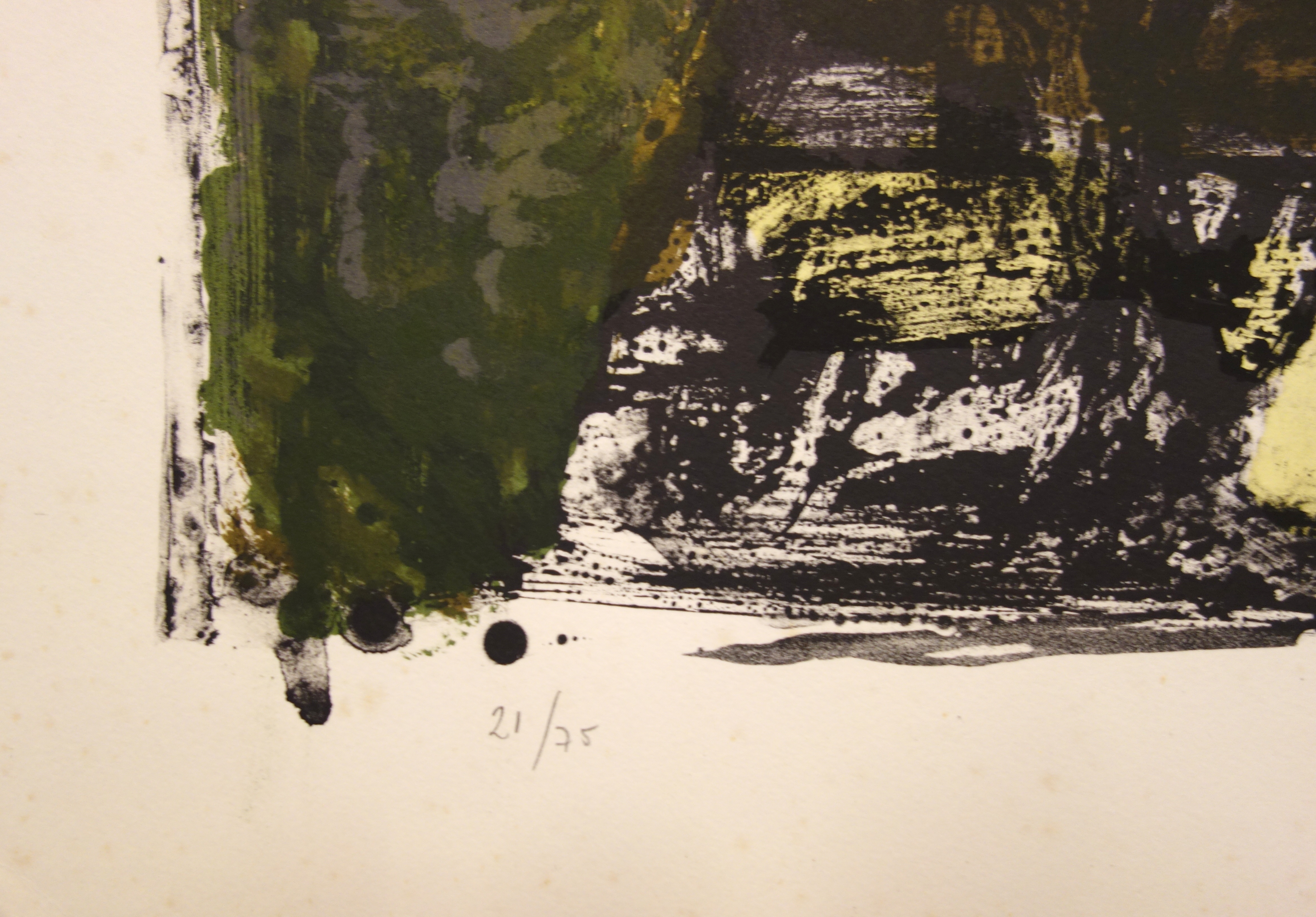 Paul GUIRAMAND : Homme au bilboquet - Lithographie originale Signée - Art Moderne - Plazzart