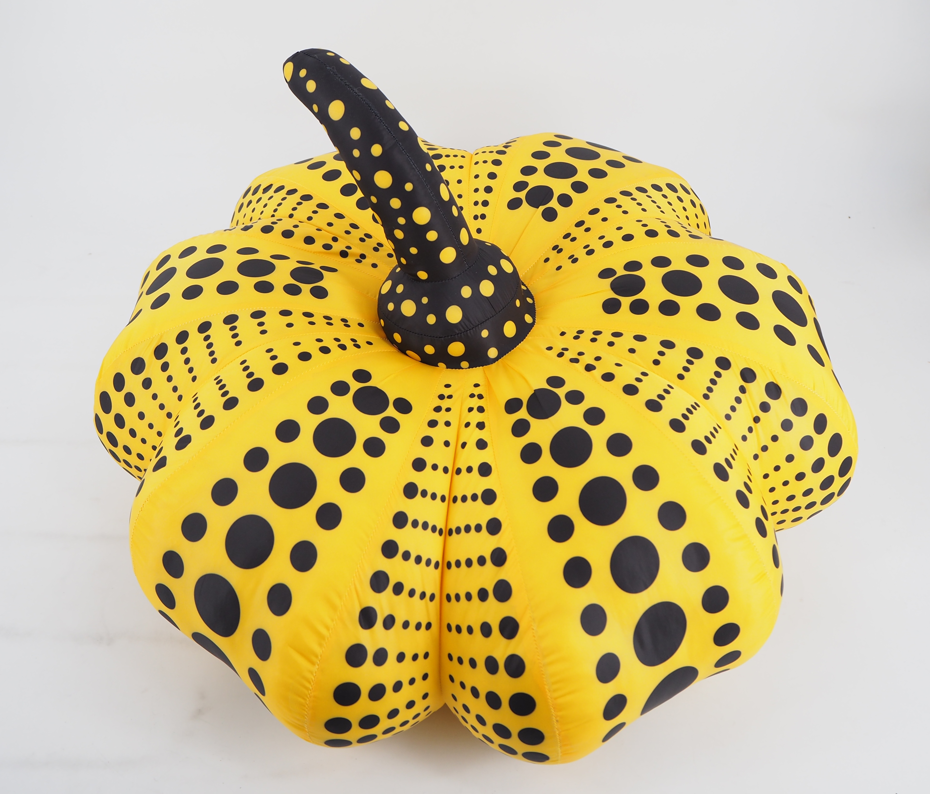 Yayoi Kusama (after) Dots Obsession (Pumpkin yellow - Small), original sculpture, signed, 2004 ...