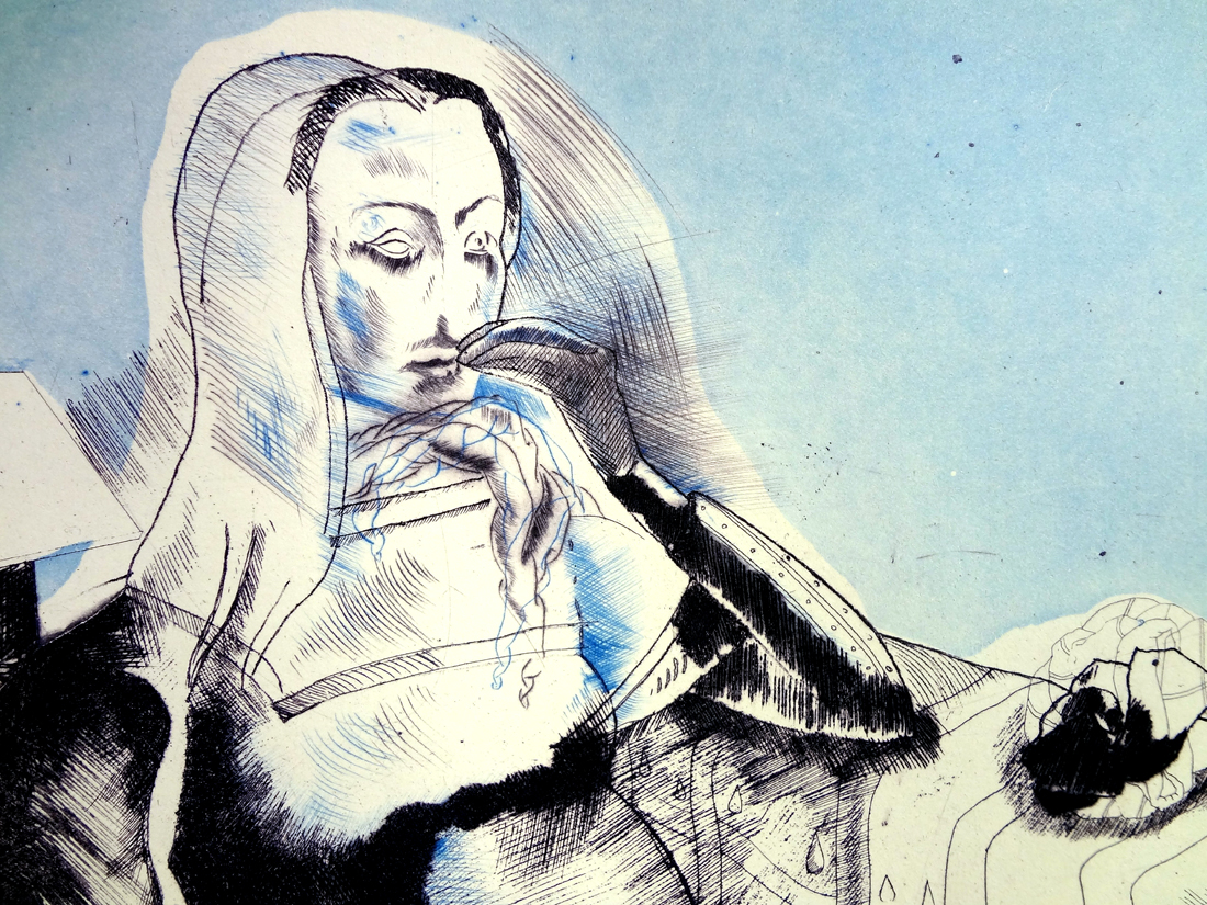 Jorge CASTILLO - Marienza en domingo,1972 - Hand signed etching ...