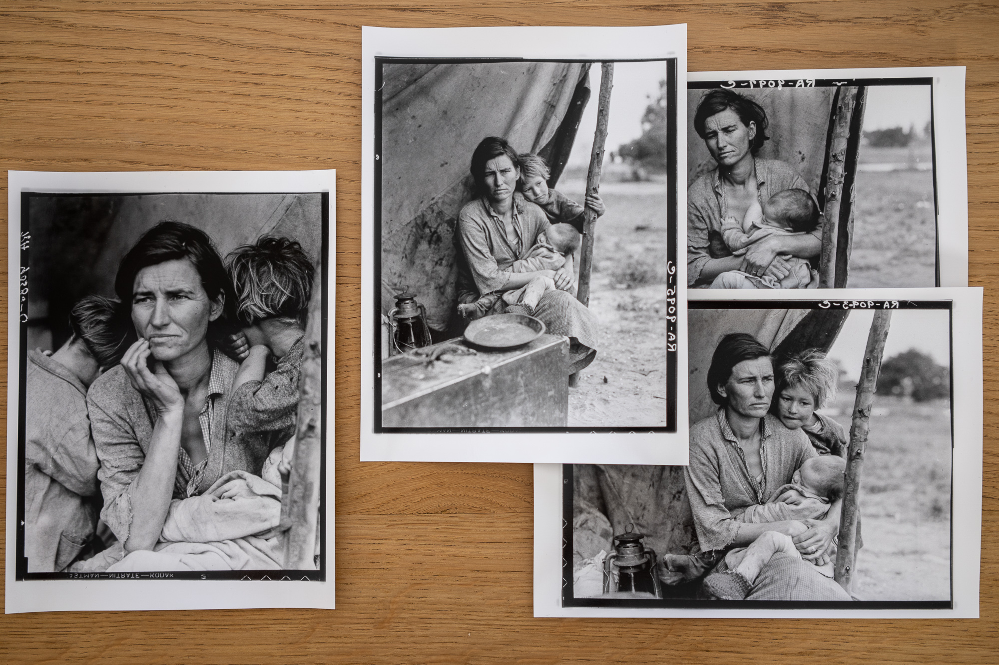 Dorothea Lange - Migrant Mother set - Photographie - Plazzart
