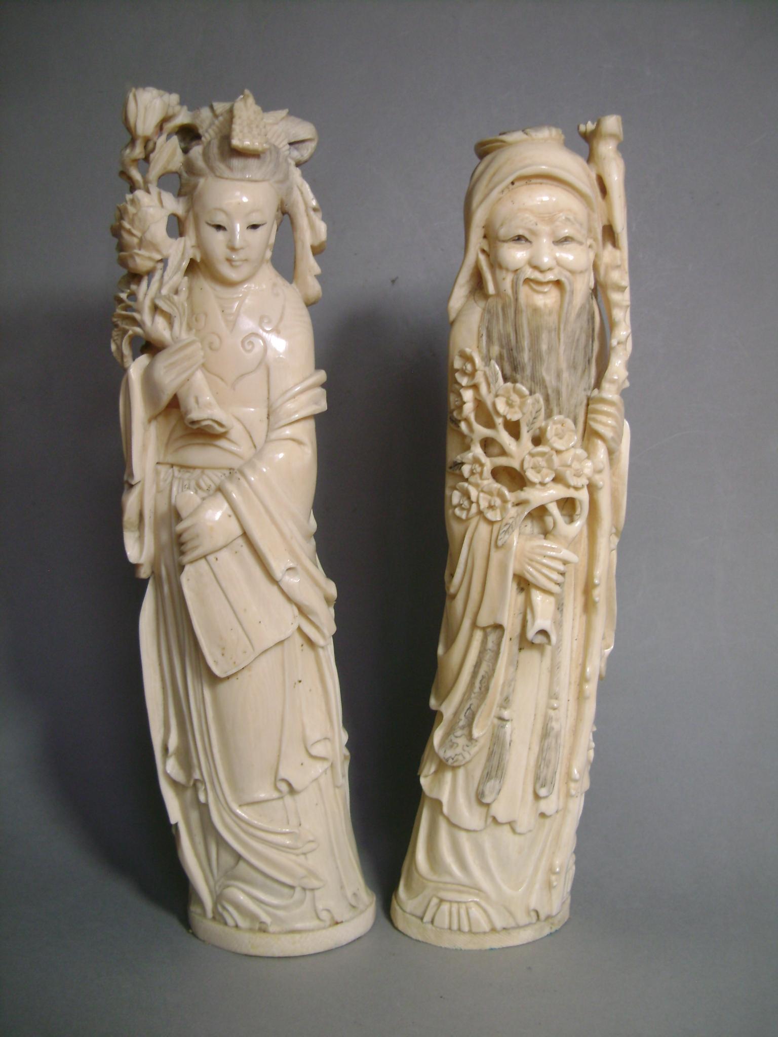 Statuette Ivoire Chinoise Ancienne