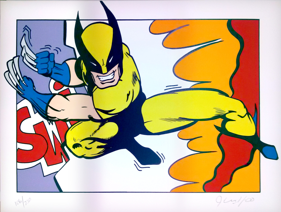 John Matos (Crash) - X-men Wolverine - Sérigraphie signée et numérotée ...