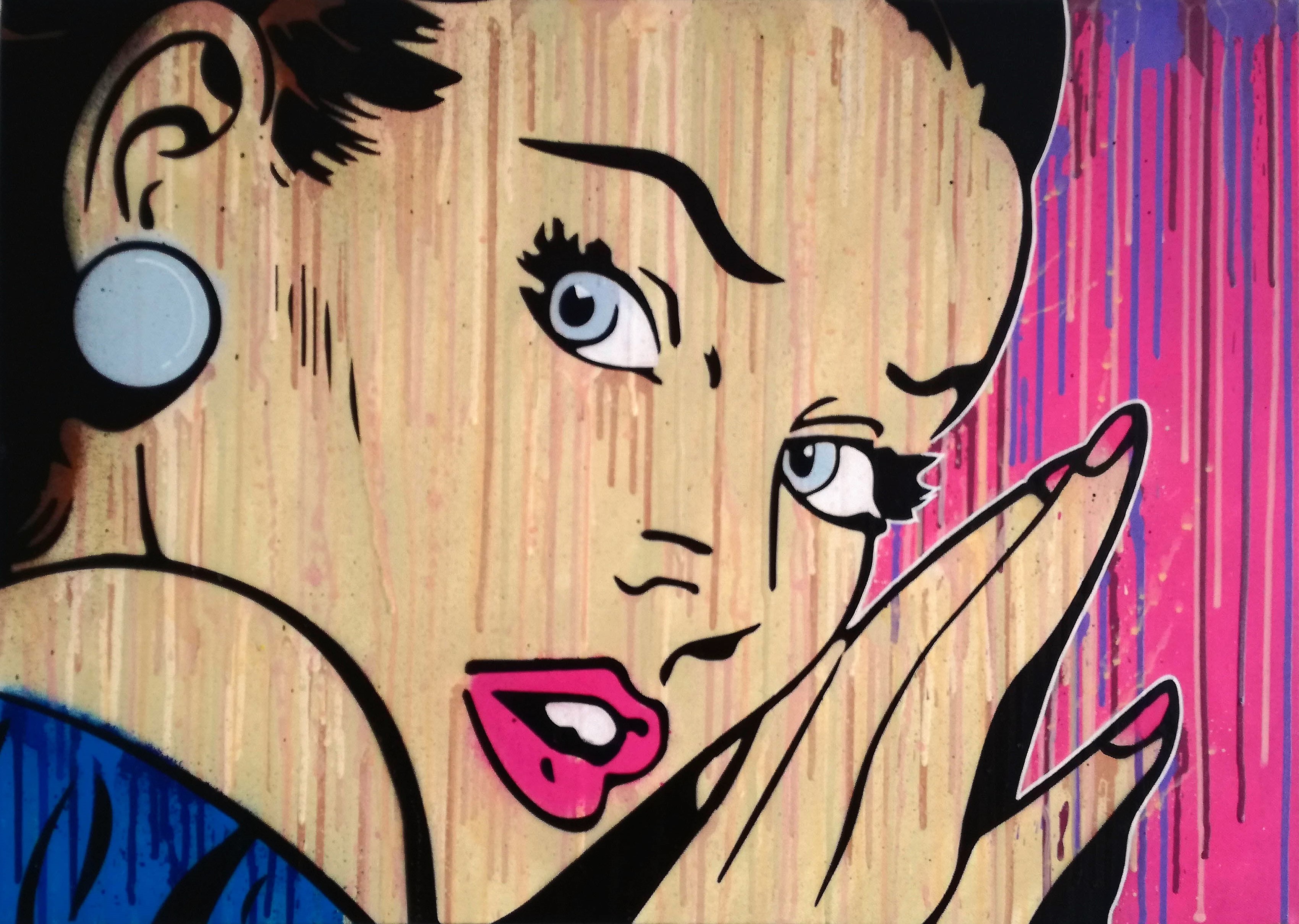 Zokar - Salome - Technique Mixte - Art contemporain - Plazzart