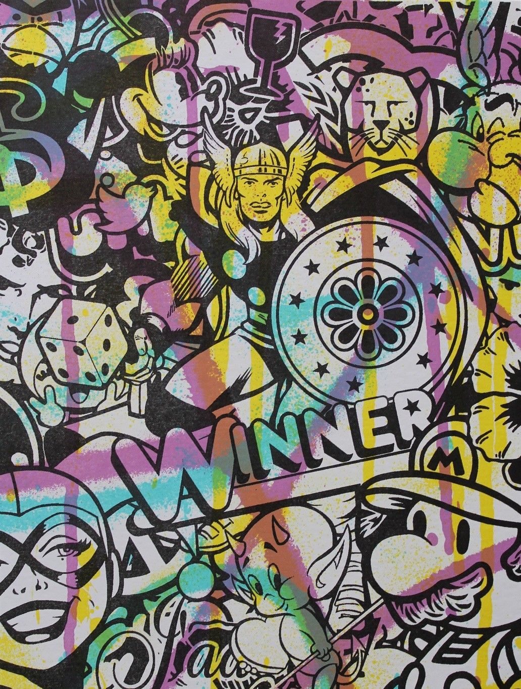 Speedy Graphito - Lithographie - Street Art - Plazzart