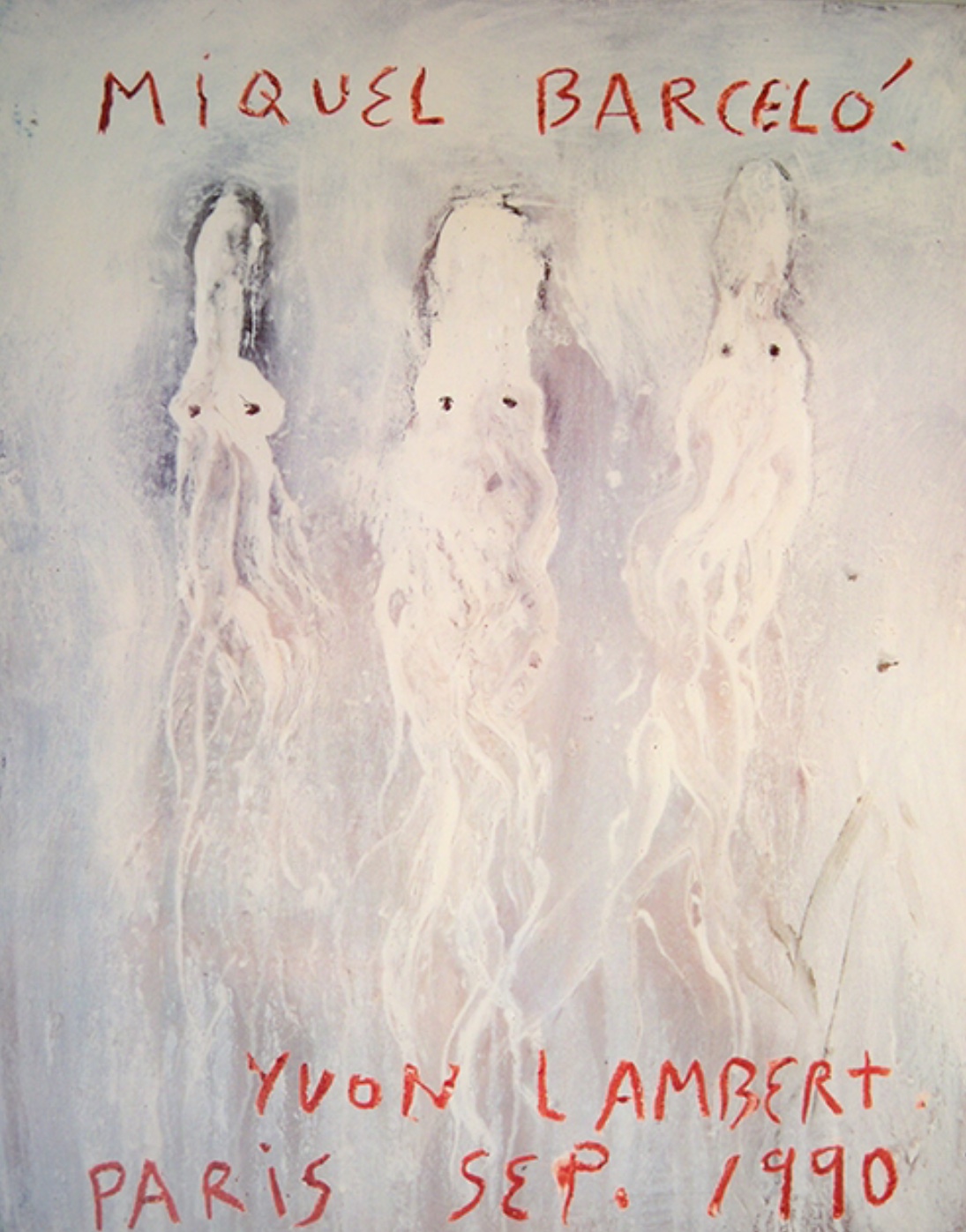 Miquel BARCELO - Cartel original de la exposición de Miquel Barceló ...