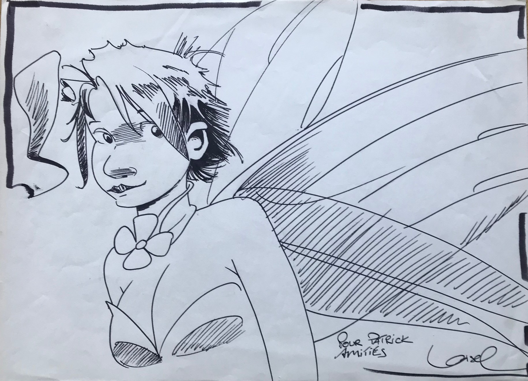 Régis LOISEL- La Fée Clochette, Dessin signé - Comics - Plazzart Régis LOISEL- La Fée Clochette, Dessin signé - Comics - Plazzart